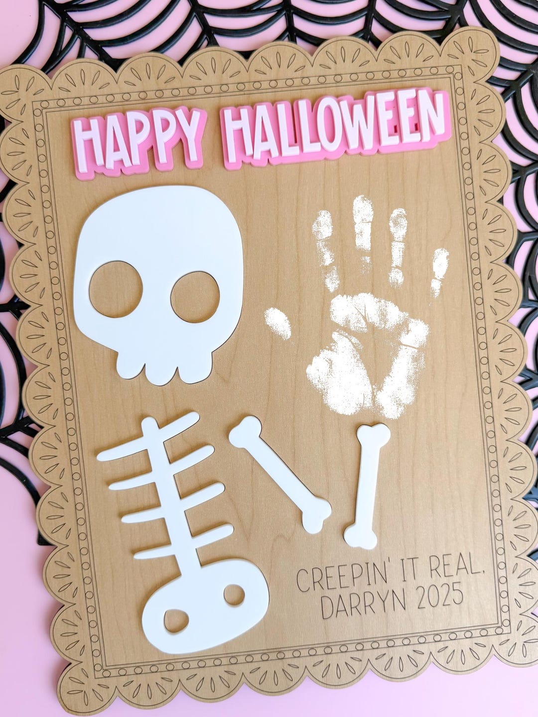 Halloween Skeleton Handprint Painting Kit Halloween Craft Kit DIY ...