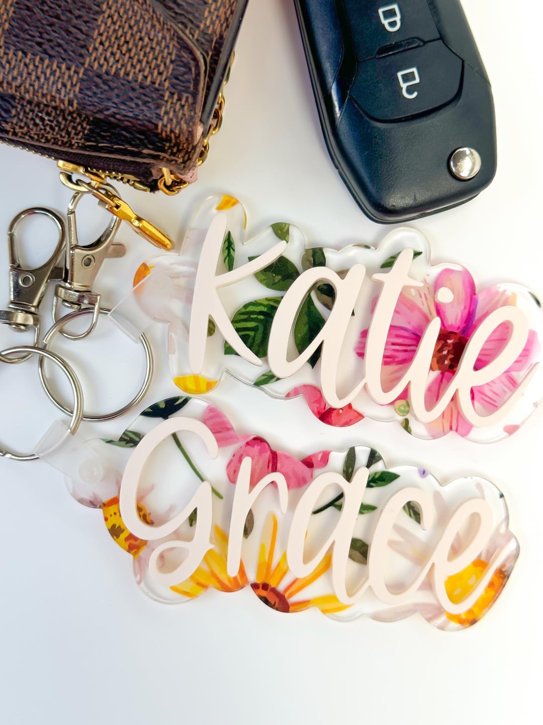 Name Keychain, Name Tag, Backpack Name Tag, Keychains, Bag Charms and ...