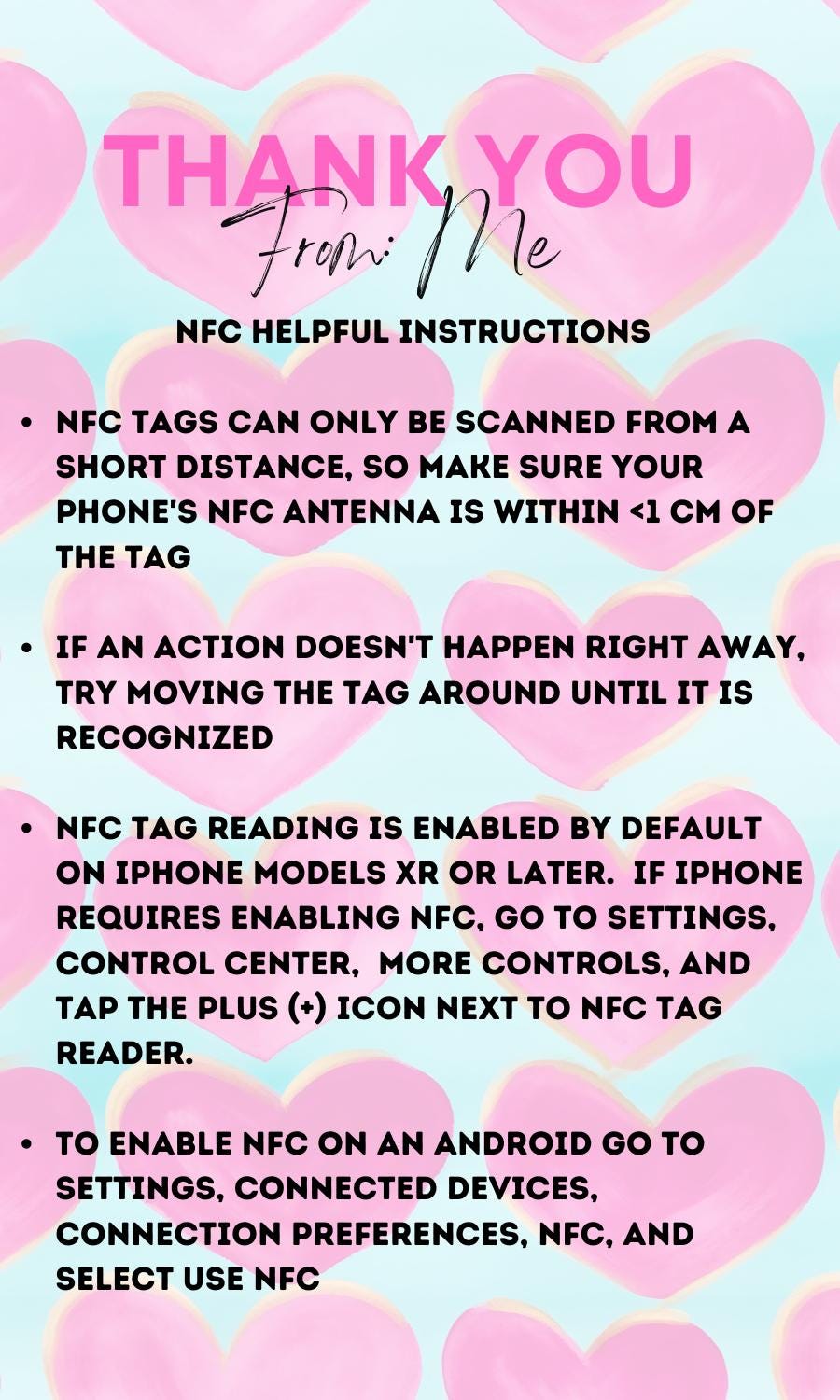 NFC Tag Emergency Contact for Kids and Adults Backpack Tag Acrylic ...