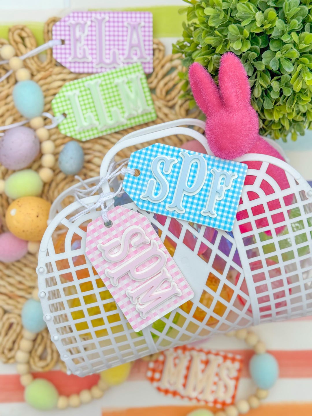Easter Basket Name Tag, Custom Easter Basket, Easter Tags, Easter ...