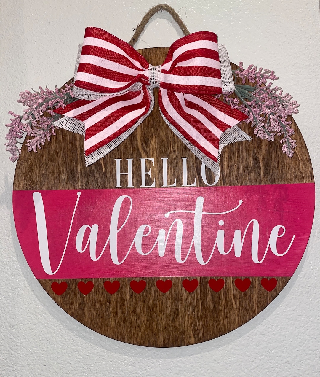 Valentine Welcome Sign - Etsy