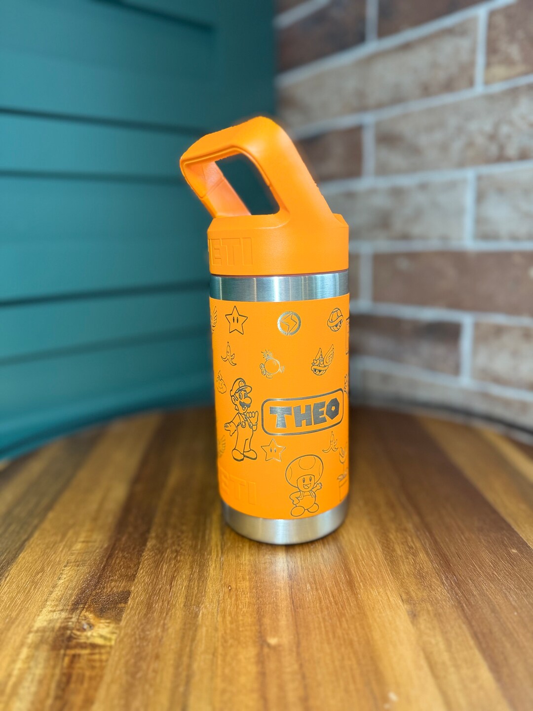 Super Mario Engraved Tumbler Yeti or Stanley 12 Oz 18oz or 20oz ...