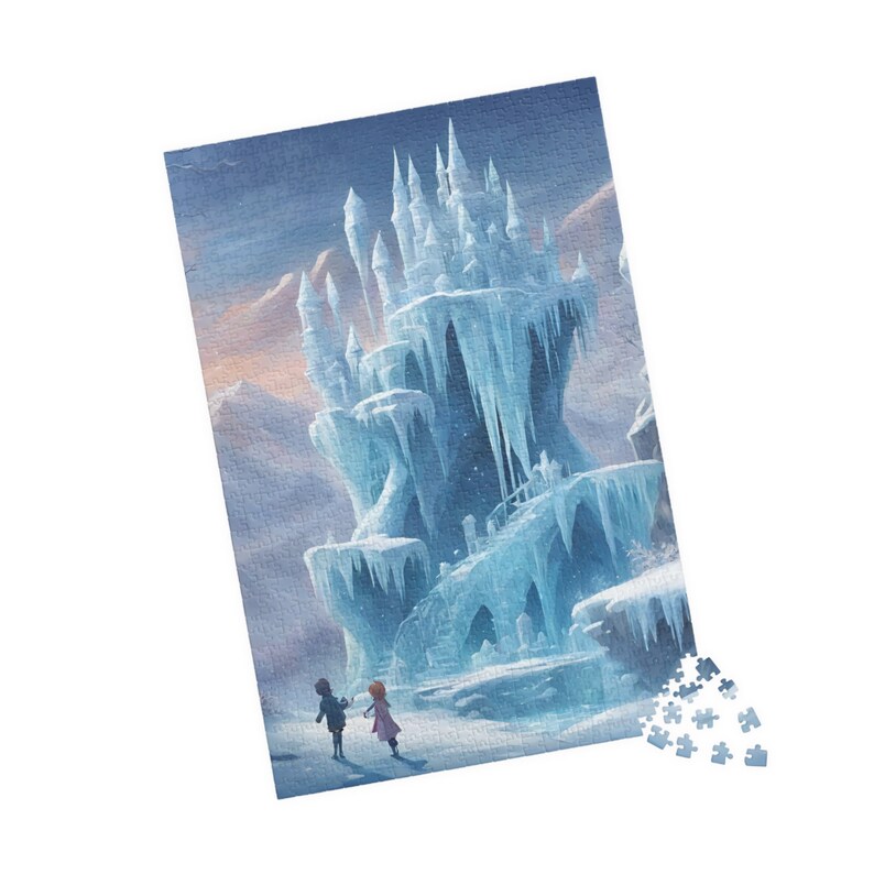 Crystal Citadel Jigsaw Puzzle over 1000 Pieces Ice Palace Collection - Etsy