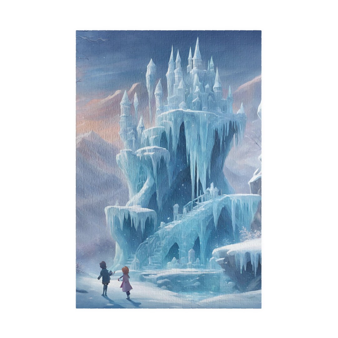 Crystal Citadel Jigsaw Puzzle over 1000 Pieces Ice Palace Collection - Etsy