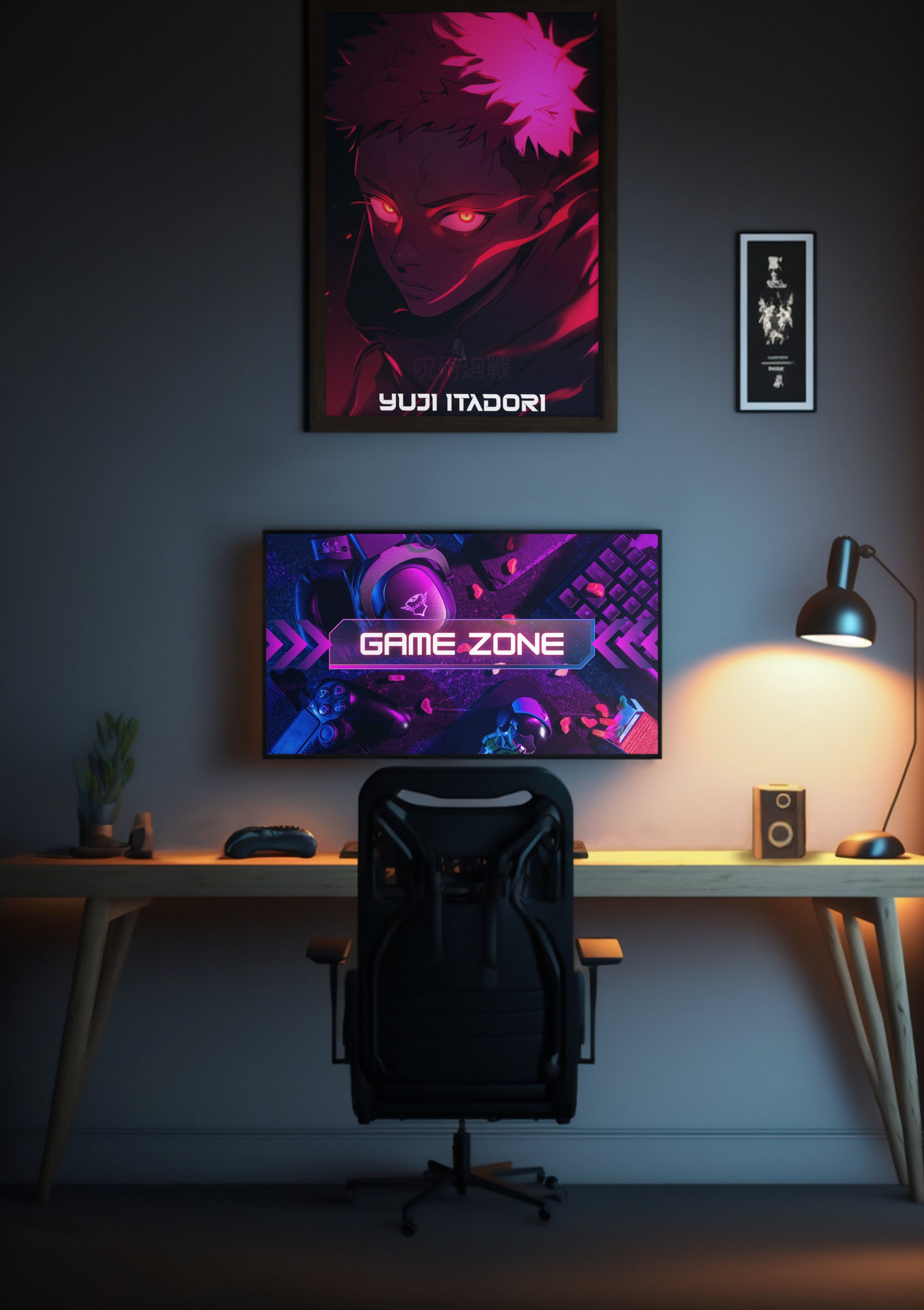 JUJUTSU KAISEN | Yuji Itadori | Satoru Gojo | Anime Fanart | Wall Art ...