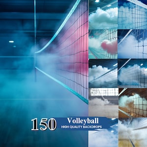 100+ Volleyball Photography Digital Photo Backdrops, Sports Composites ...