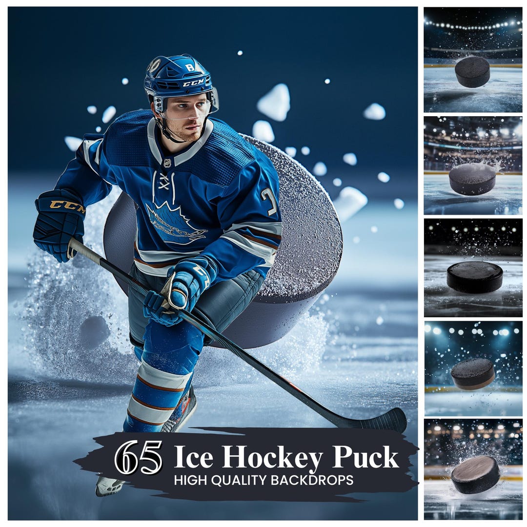 50+ Ice Hockey Puck Sport Backdrops, Ice Hockey Photoshop Backdrop ...