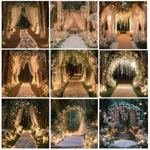 45+ Wedding Backdrop for Photos, Wedding Arch Elegant Studio Backdrop ...