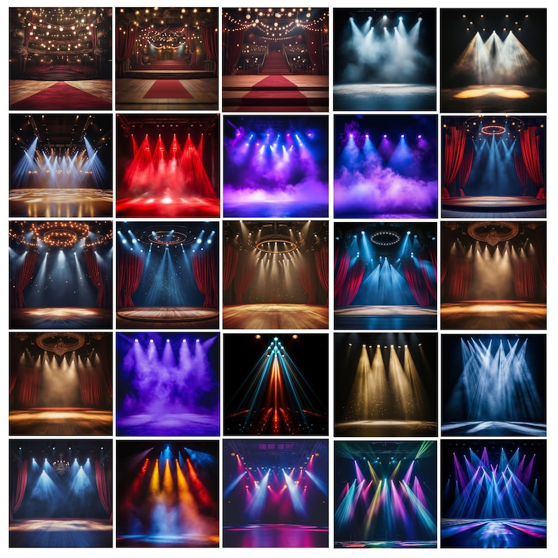 100+ Unique Stage Digital Backdrops, Sports Photography, Theatre ...