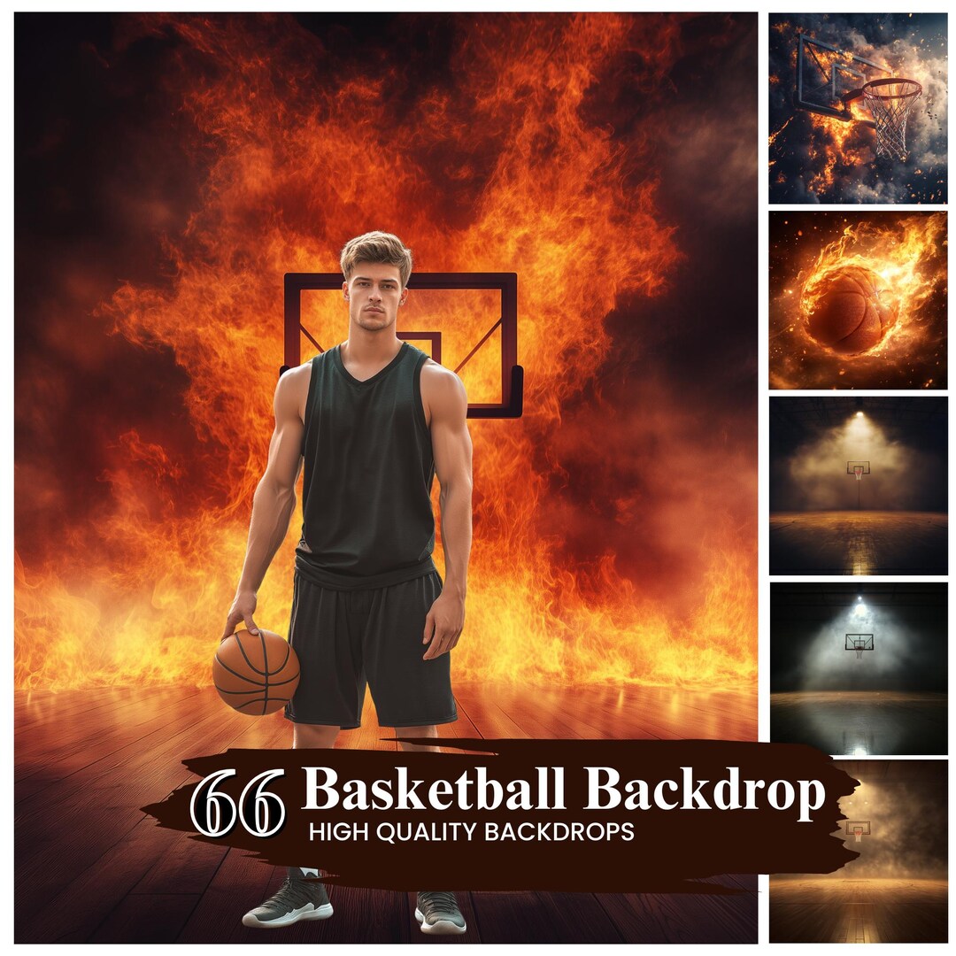 50+ Basketball Digital Backdrops, Basketball Professional Digital ...