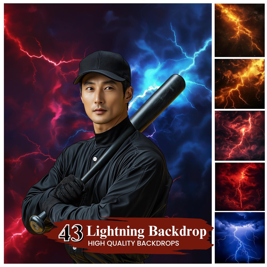 Mesmerizing Lightning Digital Backdrops, Sport Digital Backdrop, Sport ...