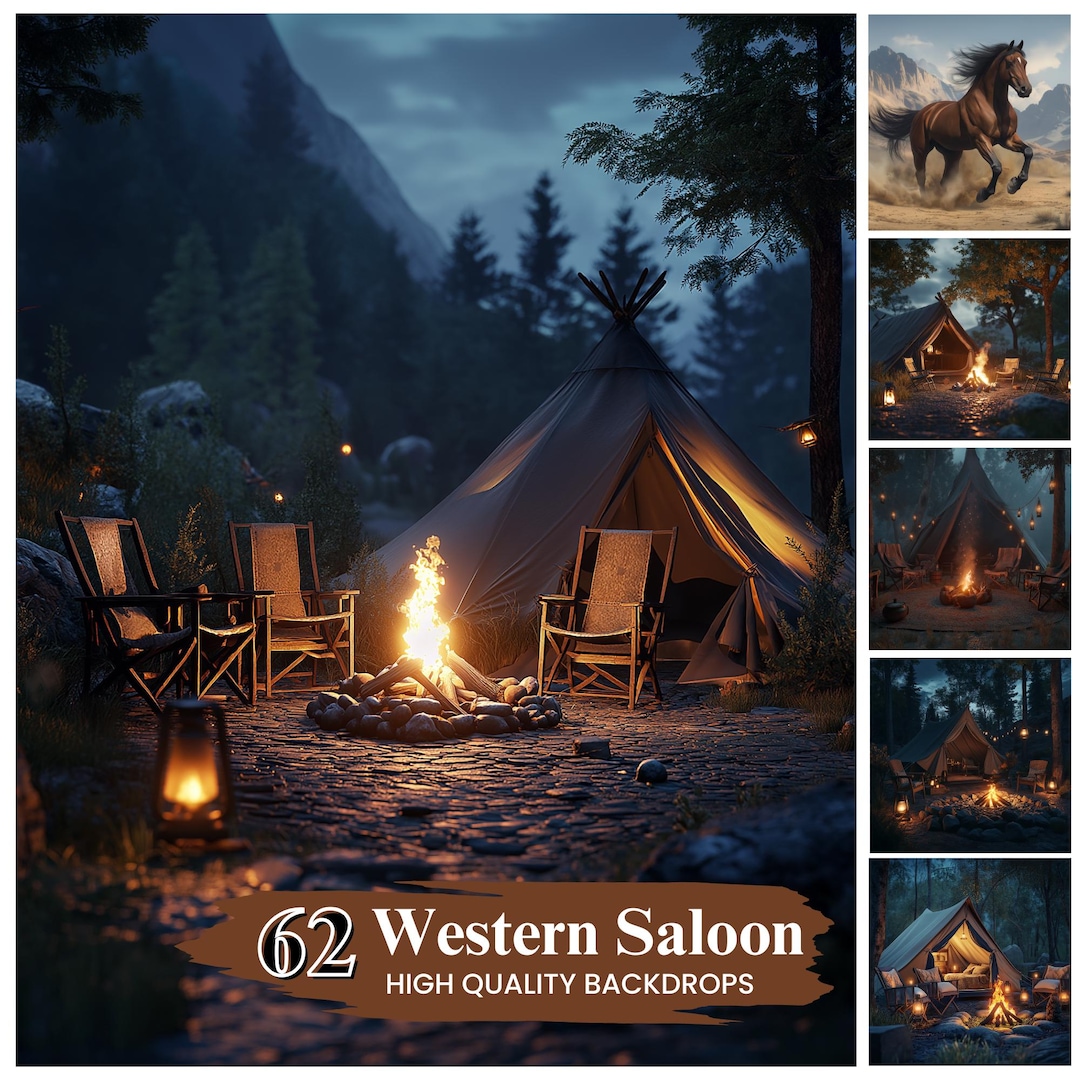 50+ Western Saloon Backdrop, Western Wedding Backdrop, Barn Backdrop ...