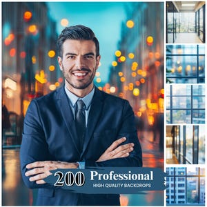 200 Modern Office Digital Backdrops for Professional Headshots and ...