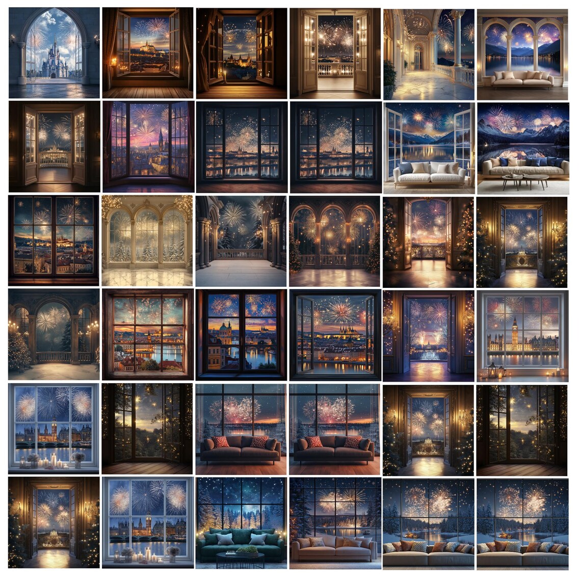 100+ New Year Backdrops, Window Backdrop, Happy New Years Digital ...