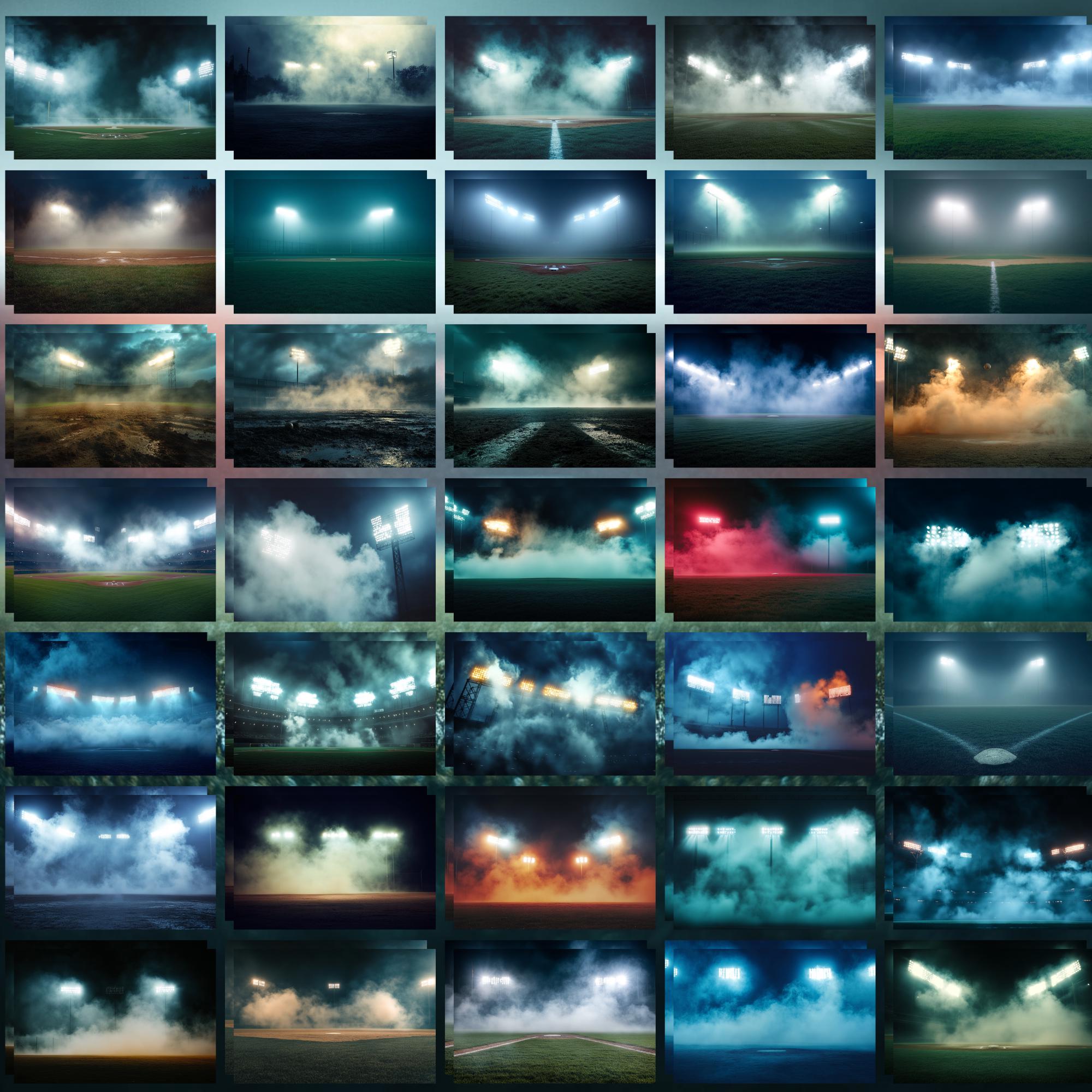 100 Baseball Backdrop Digital Bundle, Friday Night Light Overlays ...