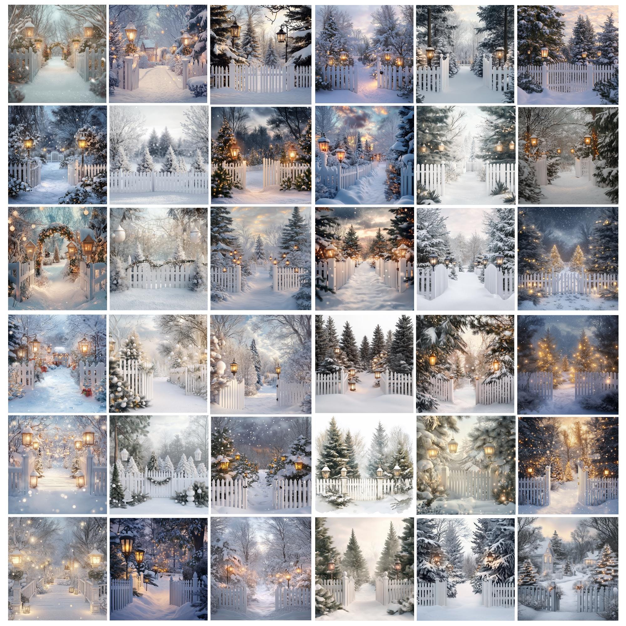 50+ Christmas Tree Overlay Digital Backdrop, Christmas Photography ...