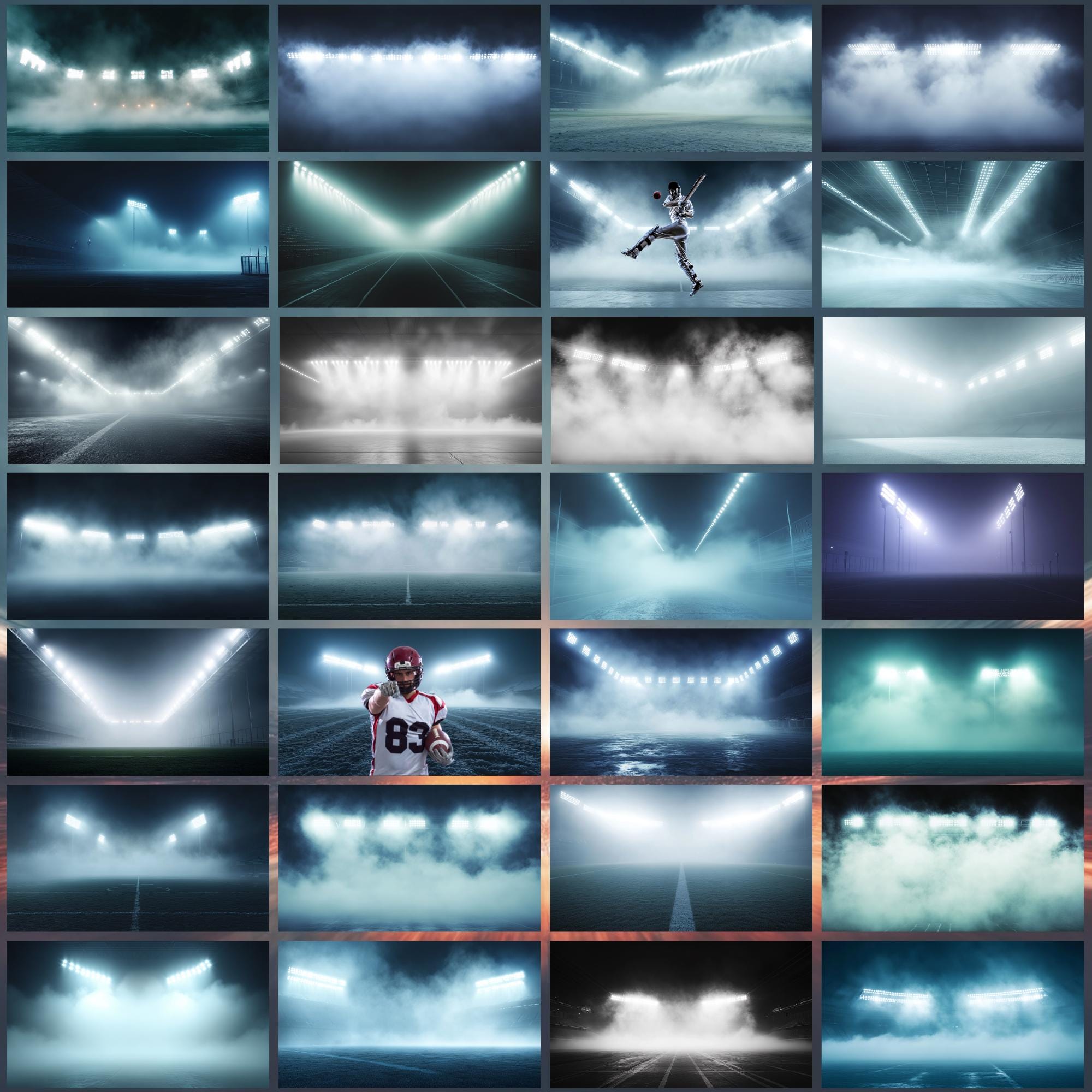 100 Baseball Backdrop Overlays Bundle, Football Backdrops, Baseball ...