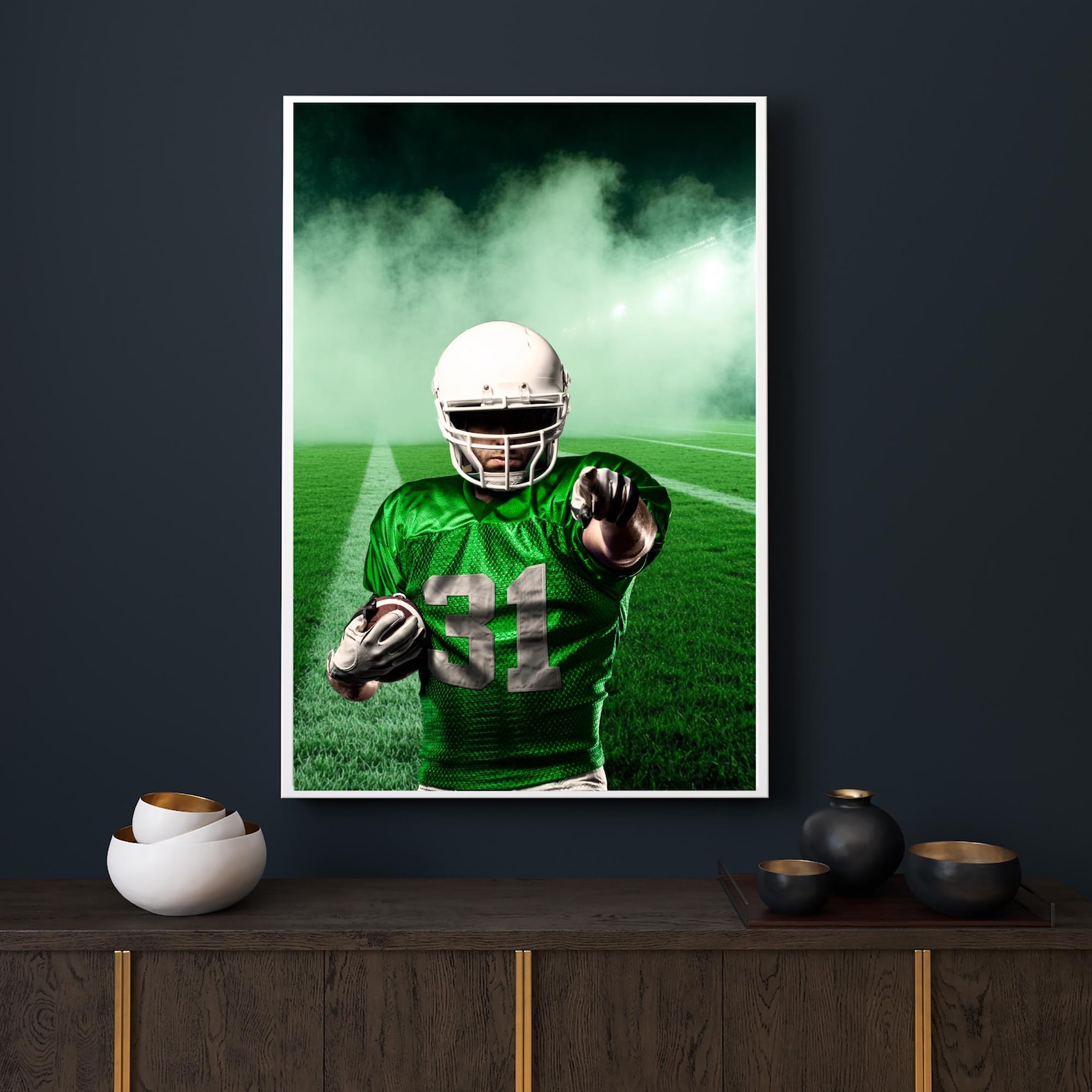 50 Football Field Backdrop Bundle, Digital Backdrops for Sports ...