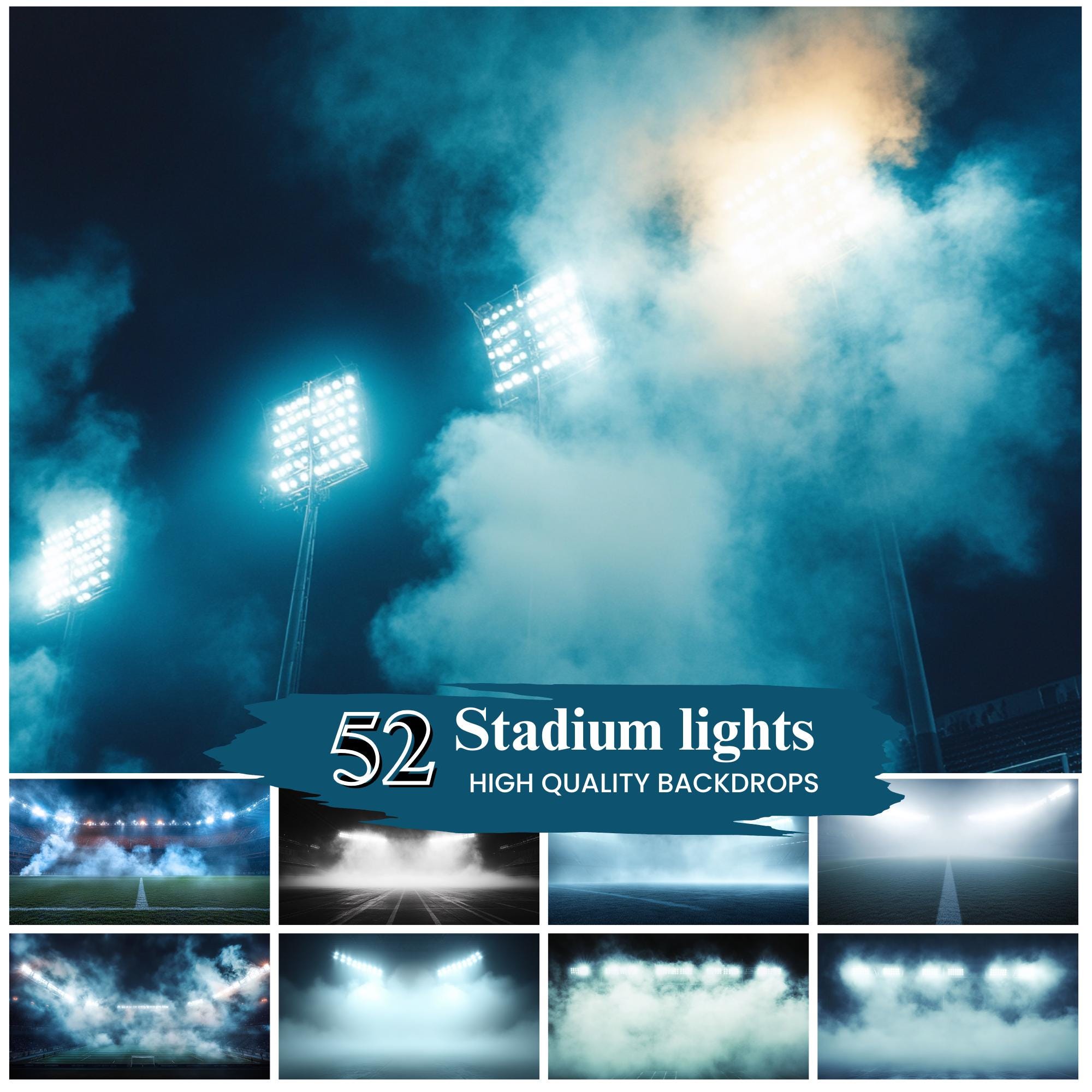 50+ Baseball Digital Backdrop Bundle, Baseball Stadium Lights, Baseball ...