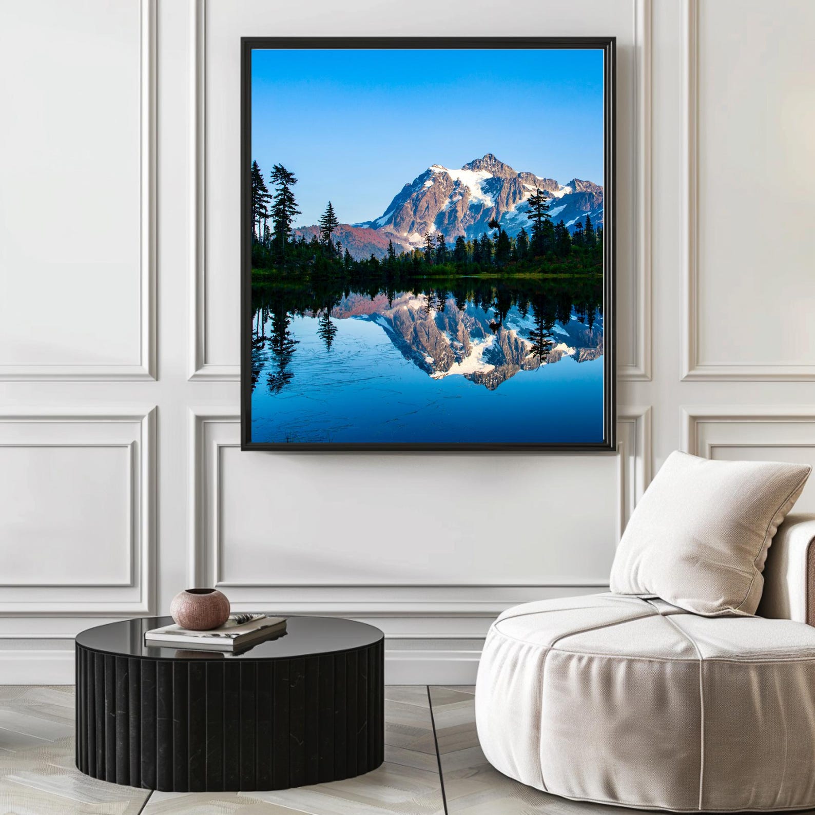 50+ Black Frames Mockup Bundle, Minimalist PNG Frames, Digital Art, Wall Art Display, Interior ...