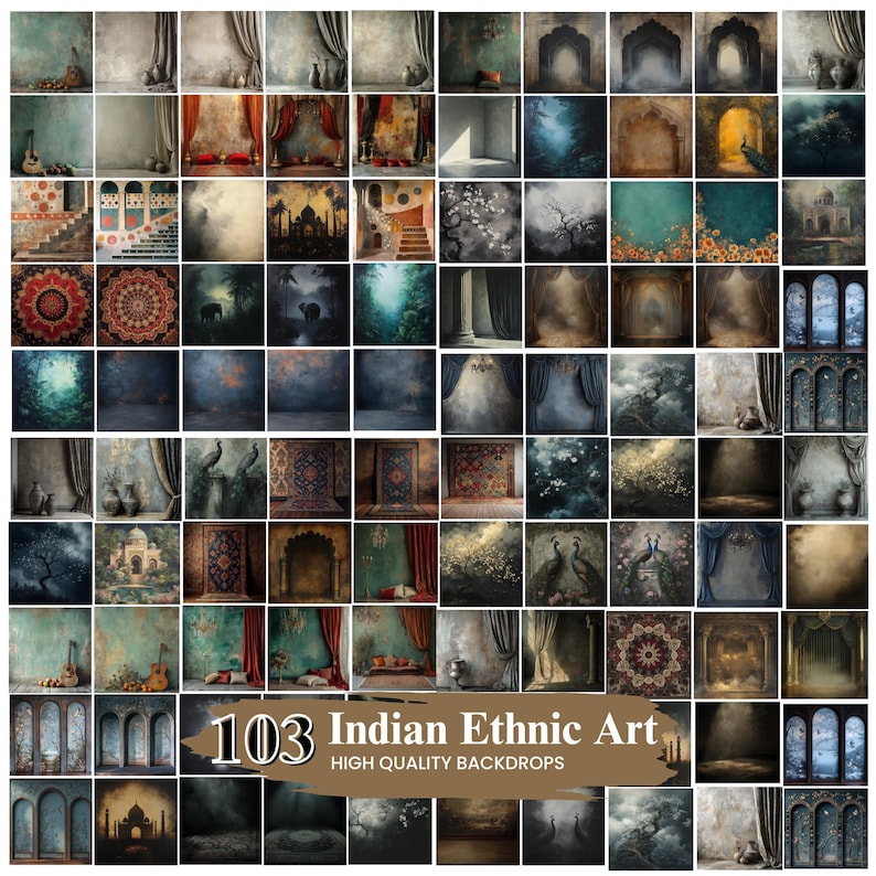 100+ Indian Ethnic Digital Backdrops, Indian Style Traditional Studio ...