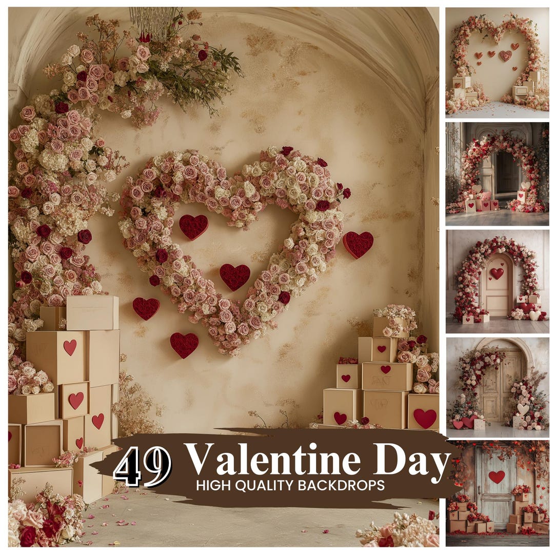 30+ Valentine's Day Backdrop, Day of Love Photo Background, Wedding ...