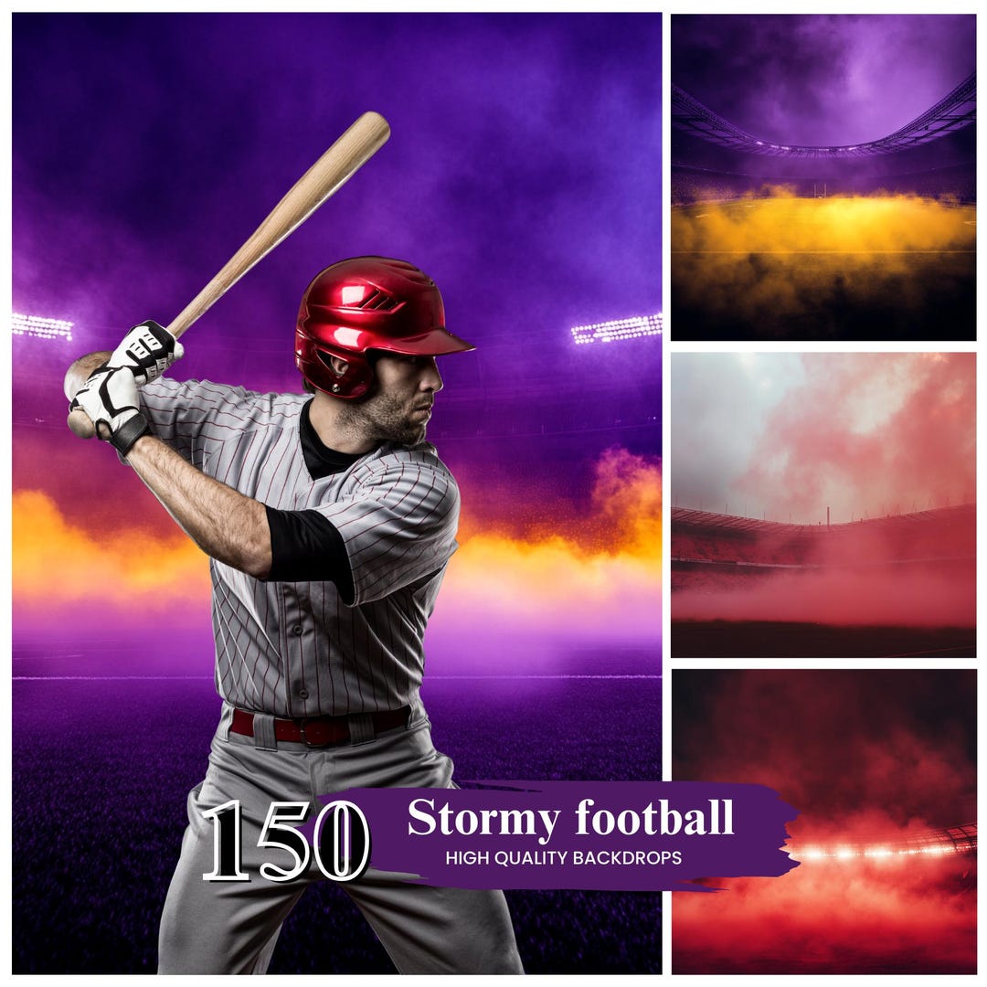 100+ Stormy Football Digital Backgrounds, Digital Sports Photography ...