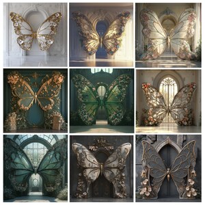 100+ Giant Butterfly Studio Backdrop, Maternity Digital Backdrops ...