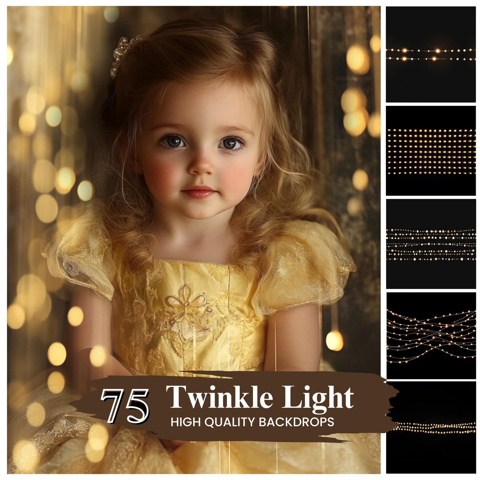 50+ Twinkle Light Overlays, New Born Twinkle Light Overlays Backdrops ...