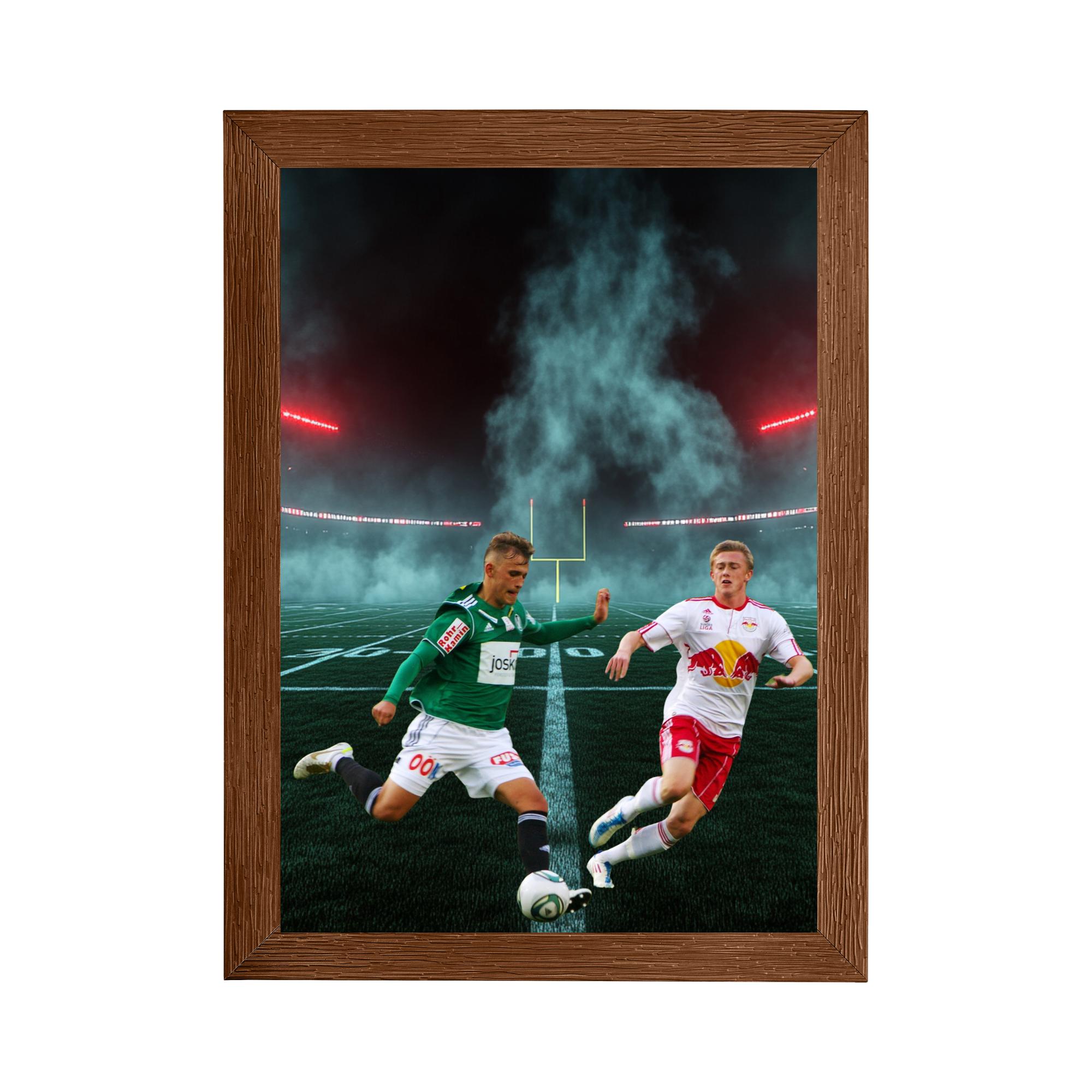 100 Football Professional Backdrop, Lightning Stadium Field Overlays ...