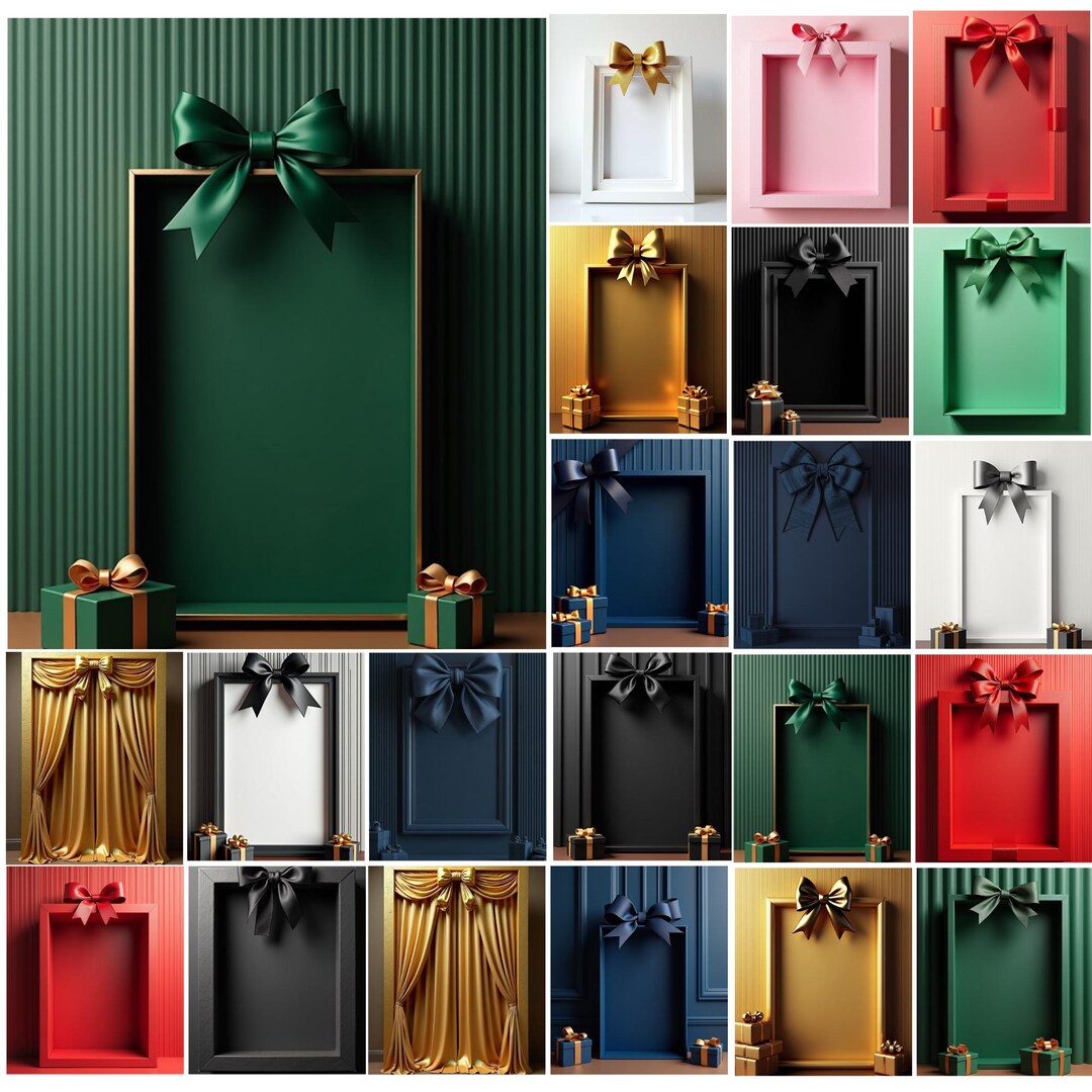 Luxury Gift Box Photography Backdrops, Maternity & Wedding Digital ...