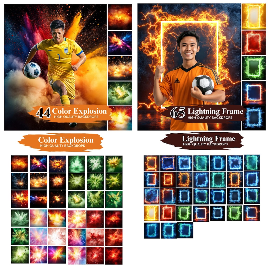 600+ Sport Digital Backdrops Mega Bundle, Sports Backgrounds and ...