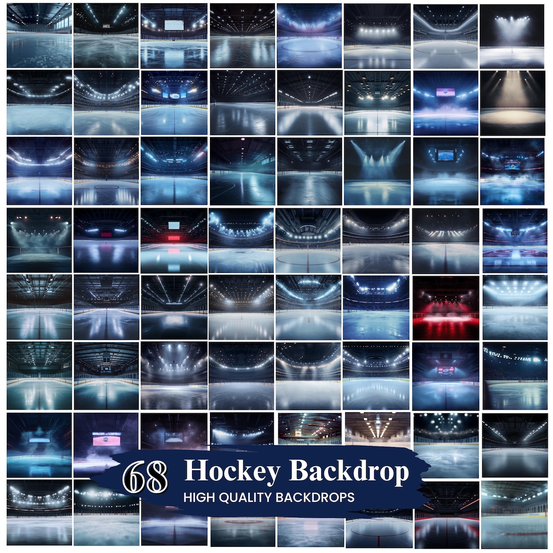 50+ Hockey Digital Backdrops, Hockey Background for Hockey Banner ...
