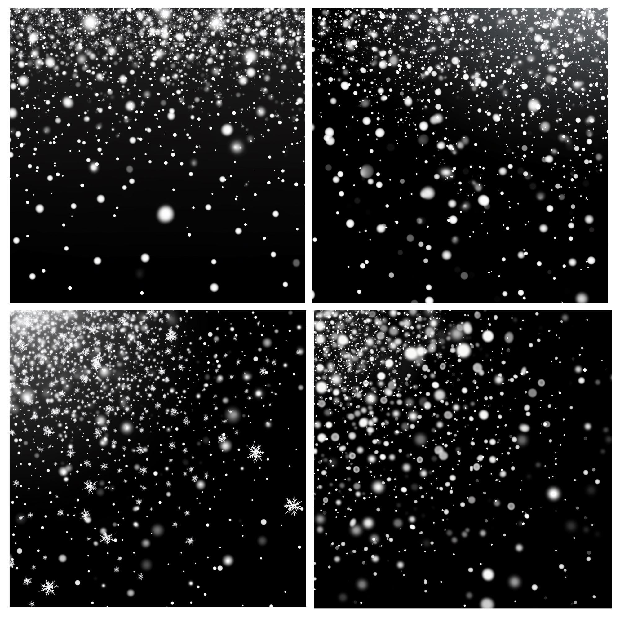 50+ Realistic Snow Digital Overlay, Falling Snow Overlay, Snow Filter ...