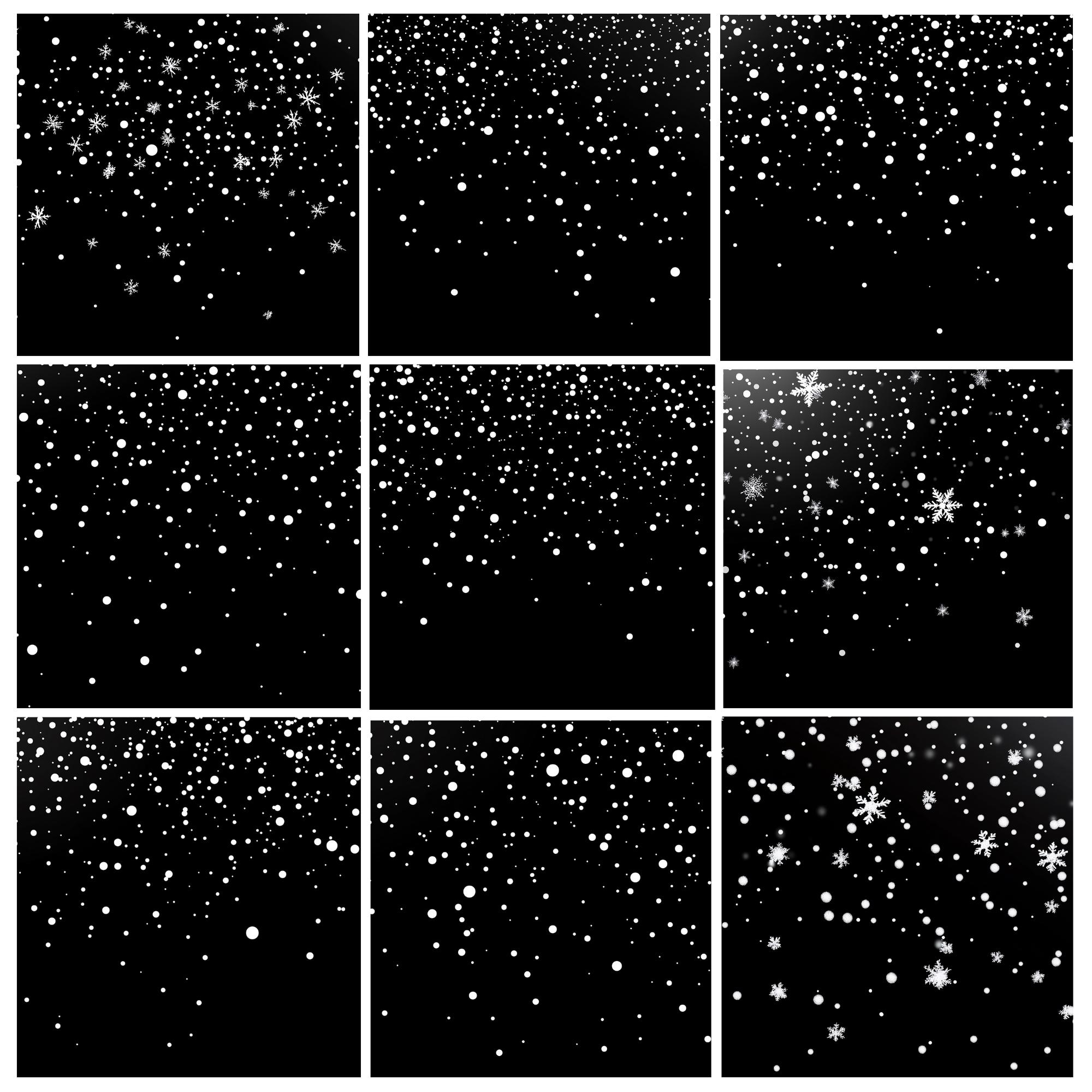 50+ Realistic Snow Digital Overlay, Falling Snow Overlay, Snow Filter ...