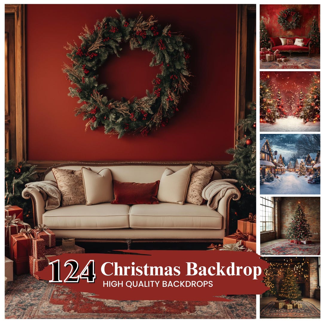 100+ Christmas Digital Backdrop, Christmas Studio Background, Fine Art ...