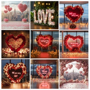 50+ Valentine Day Backdrops, Weddings Romantic Backdrops, Love Themed ...