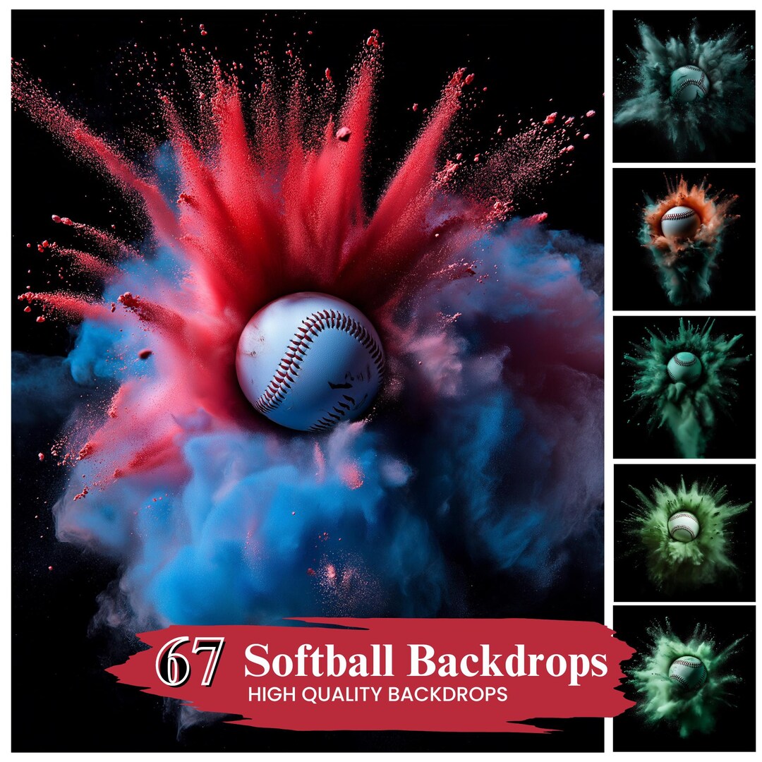 50+ Softball Backdrops, Colored Smoke Softball Backdrops, Backgrounds ...