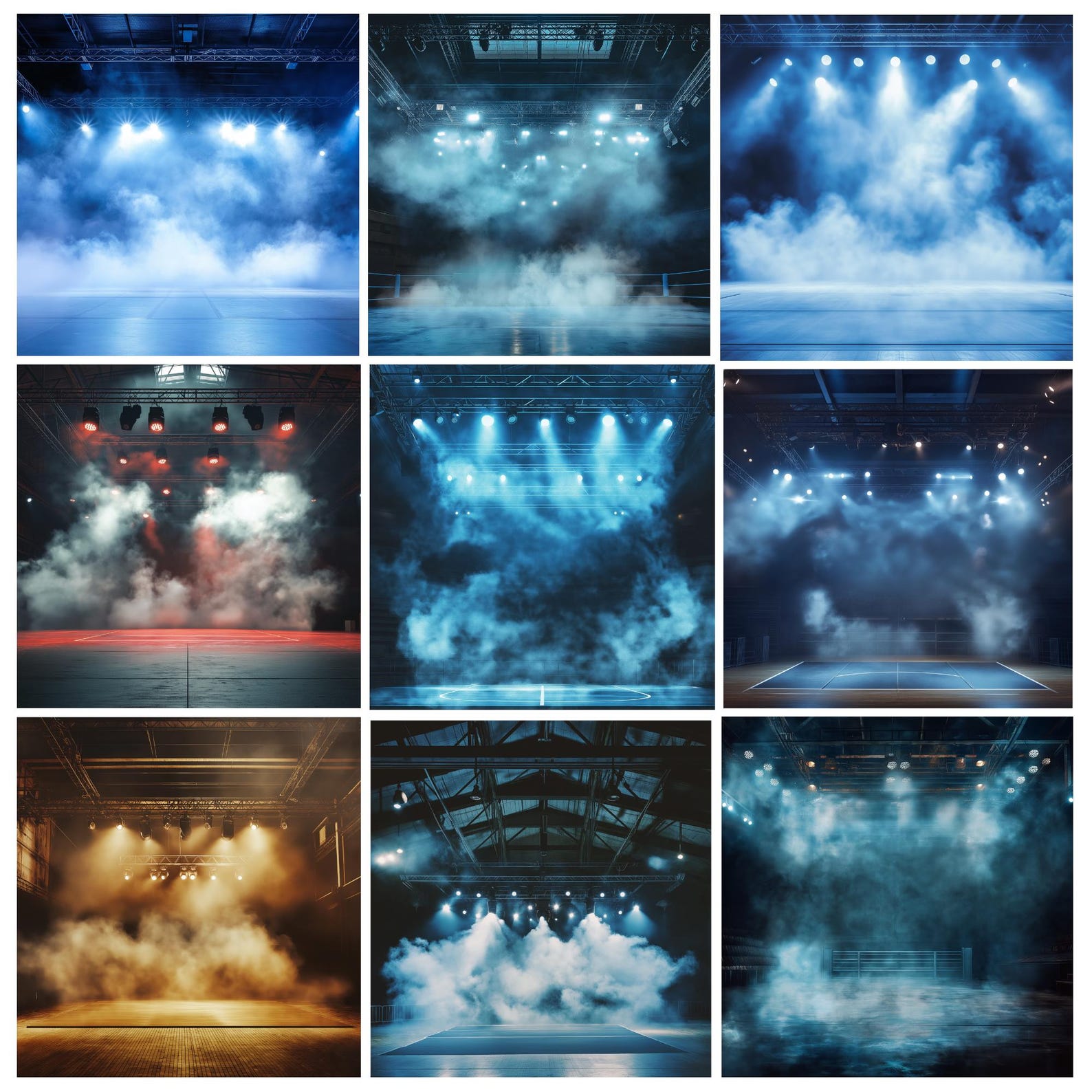 50+ Wrestling Poster Digital Backdrops, Sports Banner Templates ...