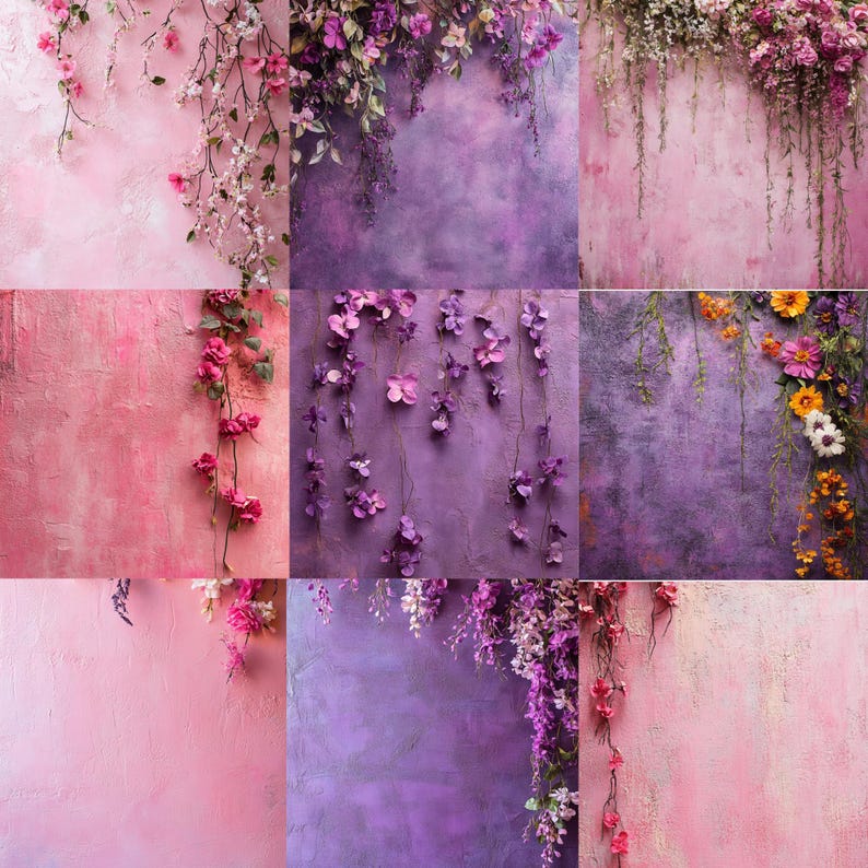 100+ Fine Art Digital Studio Backdrop for Floral Maternity Portrait ...