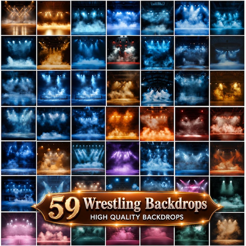 Wrestling Backgrounds - Etsy