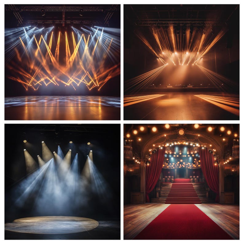 100+ Unique Stage Digital Backdrops, Sports Photography, Theatre ...