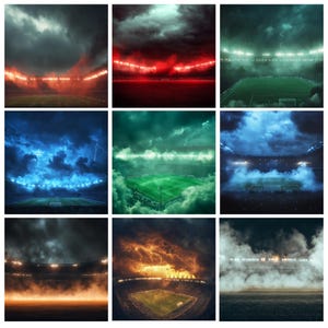 150+ Epic Soccer Digital Backdrops for Sports Photography, School ...