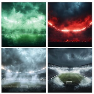 150+ Epic Soccer Digital Backdrops for Sports Photography, School ...