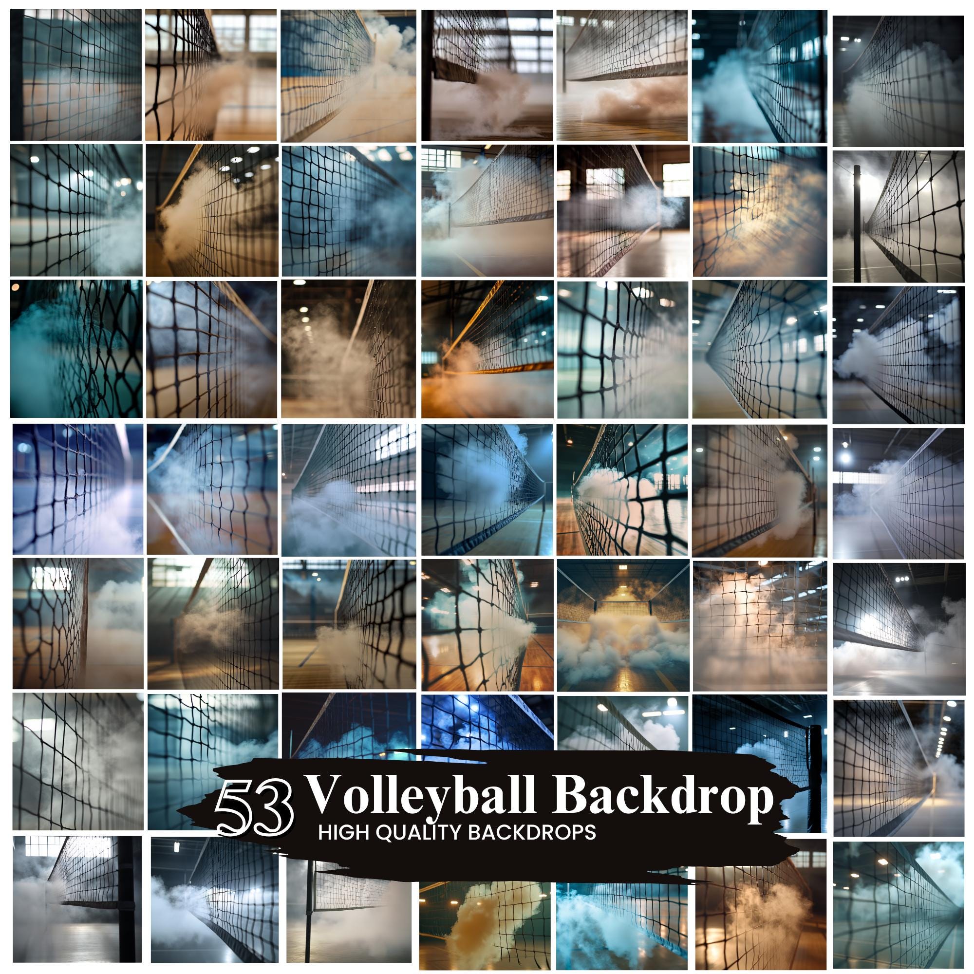 40+ Volleyball Digital Photo Backdrops, Volleyball Portraits Banner ...