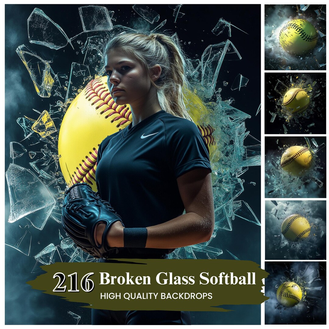 200+ Broken Glass Softball Backdrops, Softball Poster, Fire and Smoke ...