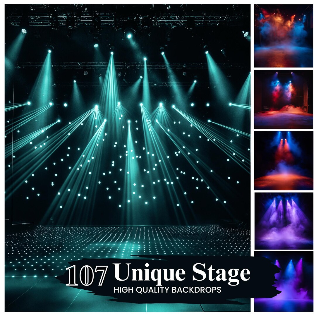 100+ Unique Stage Digital Backdrops, Sports Photography, Theatre ...