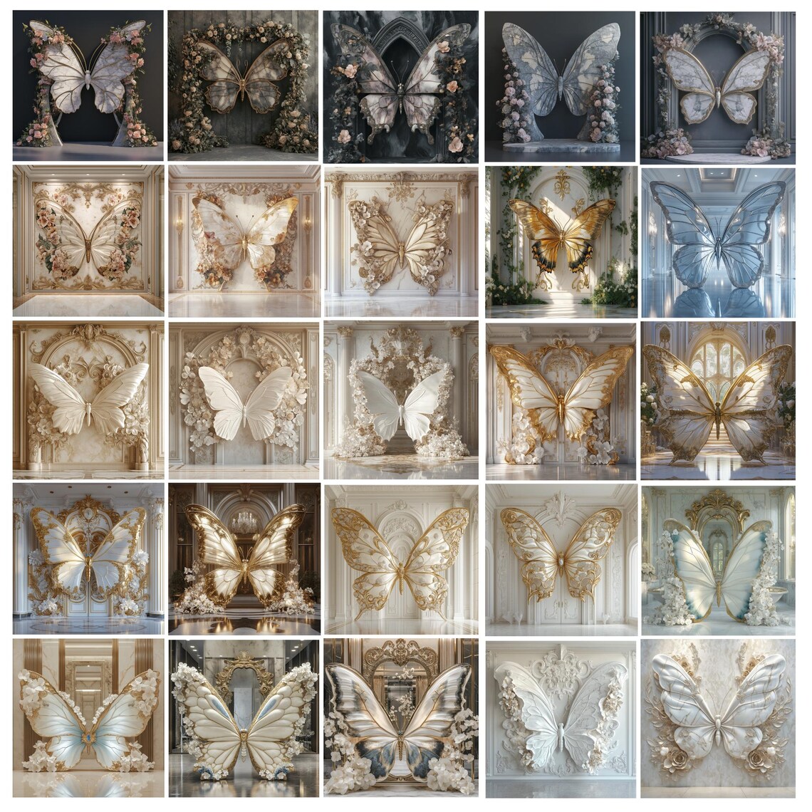 100+ Giant Butterfly Studio Backdrop, Maternity Digital Backdrops ...