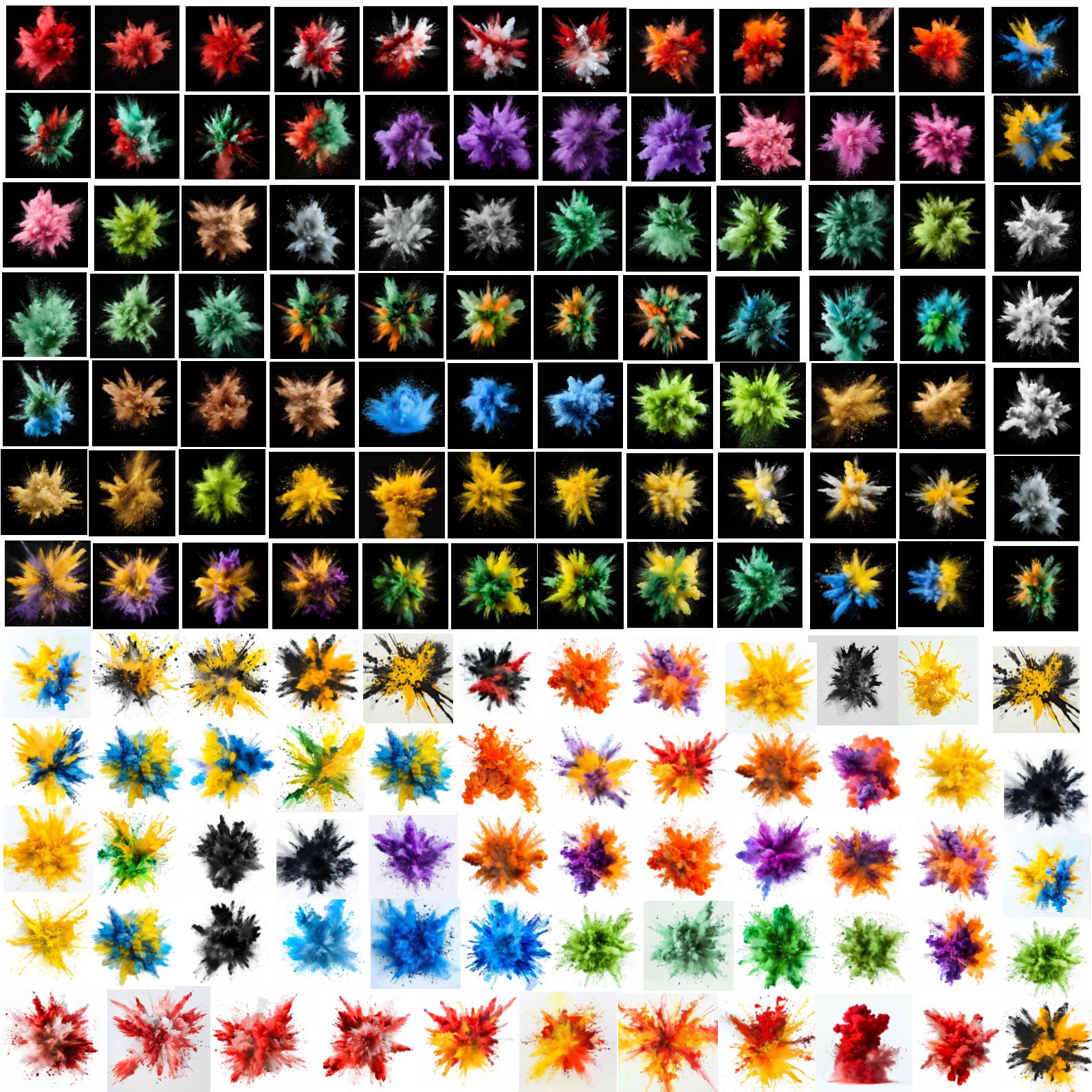 Sports Backgrounds Bundle, Color Explosion Backdrop, Powder Paint ...