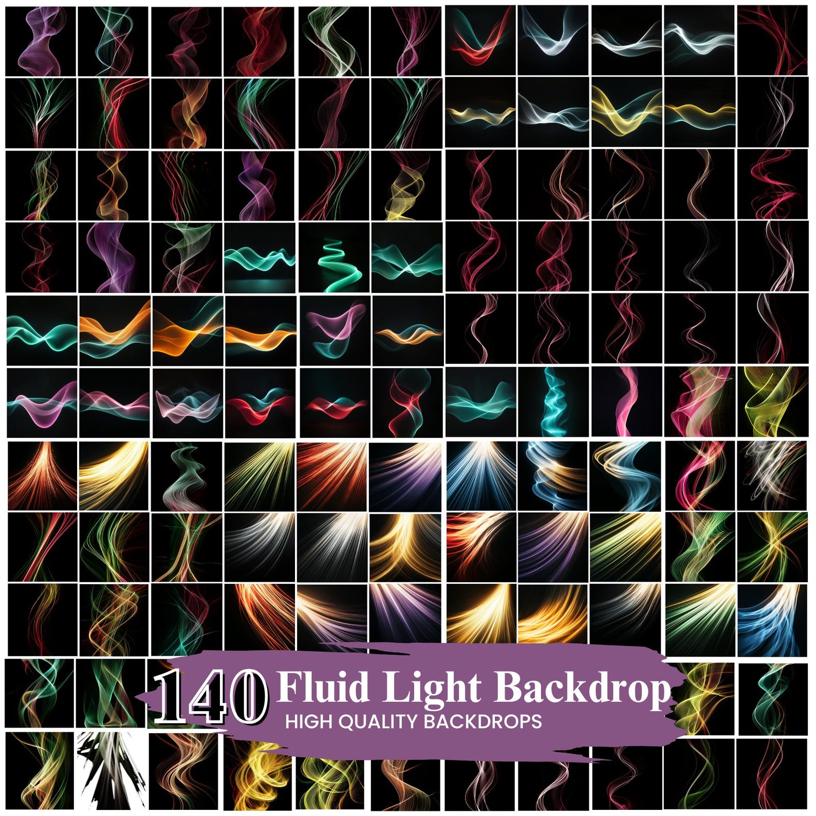 100+ Fluid Light Overlays Backdrops, Maternity Halo Photoshop Overlays ...